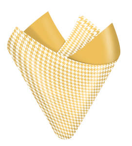 Houndstooth Yellow Flip Sheet - Floral Products and Supply - PPC Floral ...